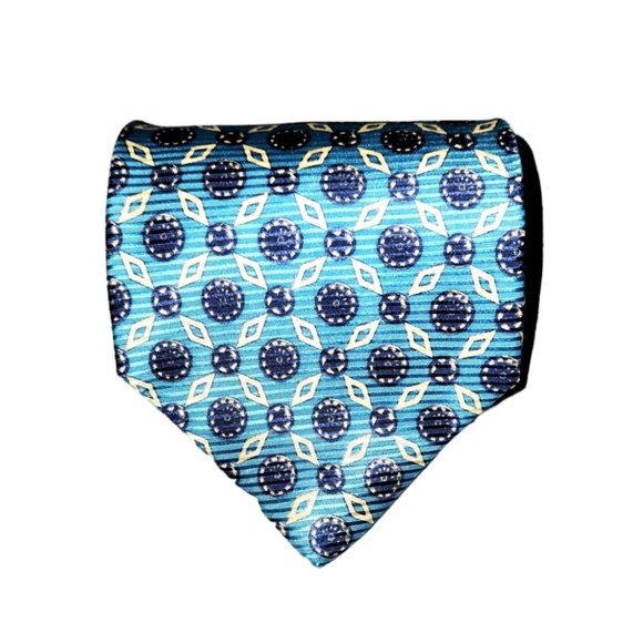 Versace | Accessories | Versace Classic V2 Necktie Mens Blue White ...